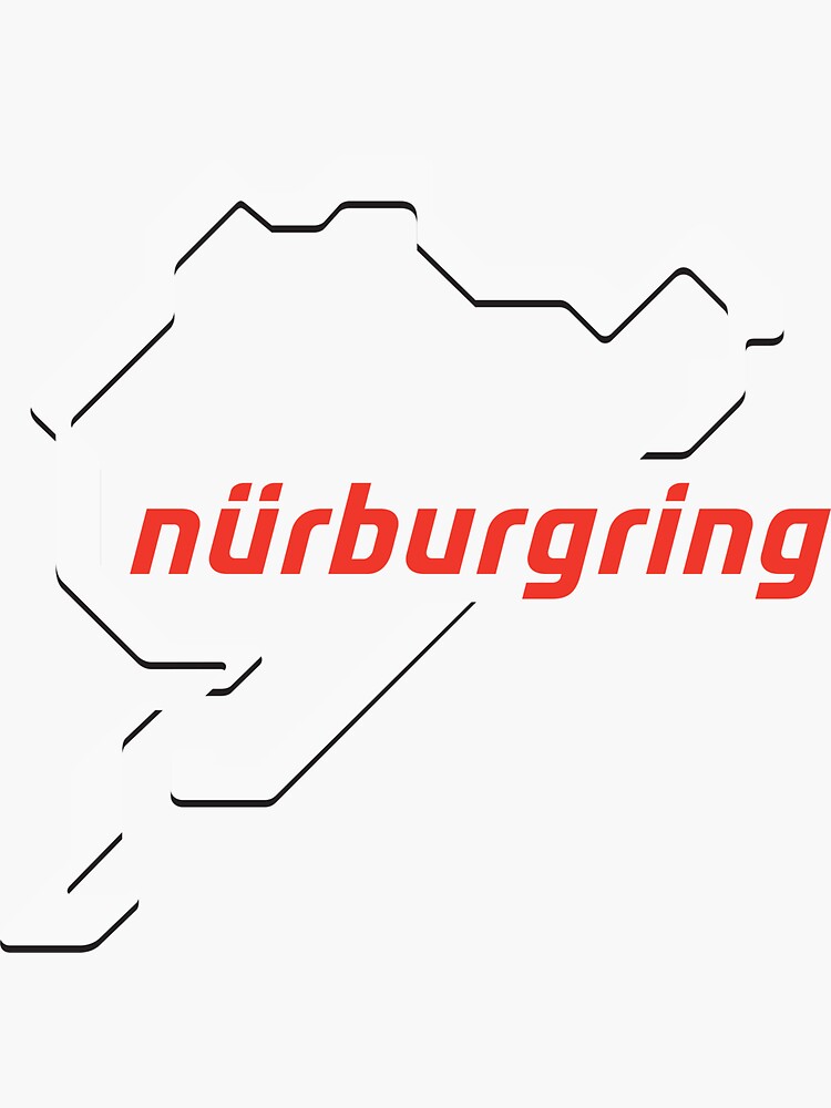 "nurburgring logo" Sticker by remiCoulombe | Redbubble