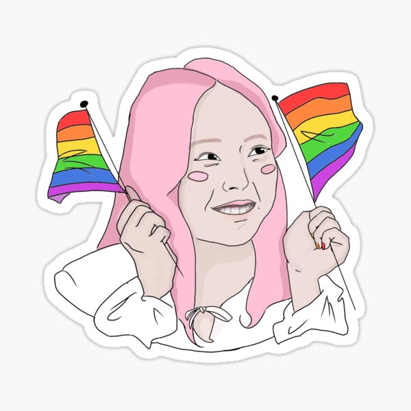 "pride flag vivi" Sticker for Sale by deargowon | Redbubble