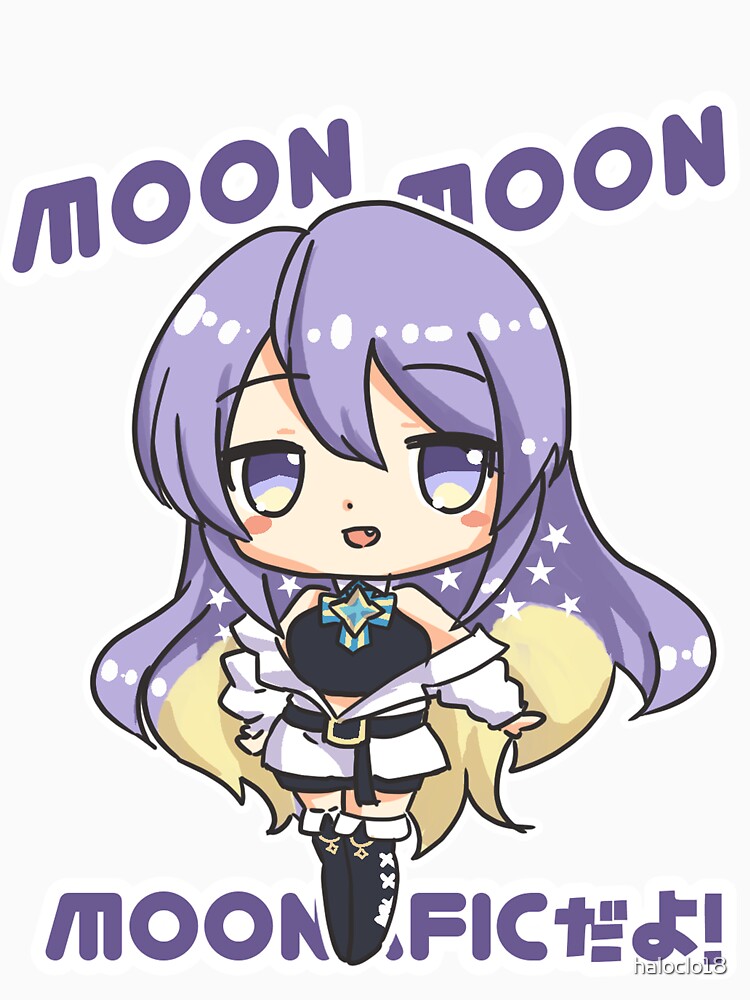 "Moonafic dayo! Hololive ID Gen 1 Moona Hoshinova!" T-shirt for Sale by ...