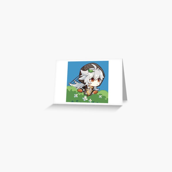 "Genshin Impact - Chibi Razor in Slime Paradise Event" Greeting Card by ...