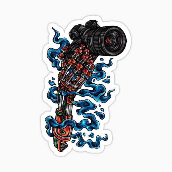 "Cyborg Hand" Sticker for Sale by ashleyburley | Redbubble