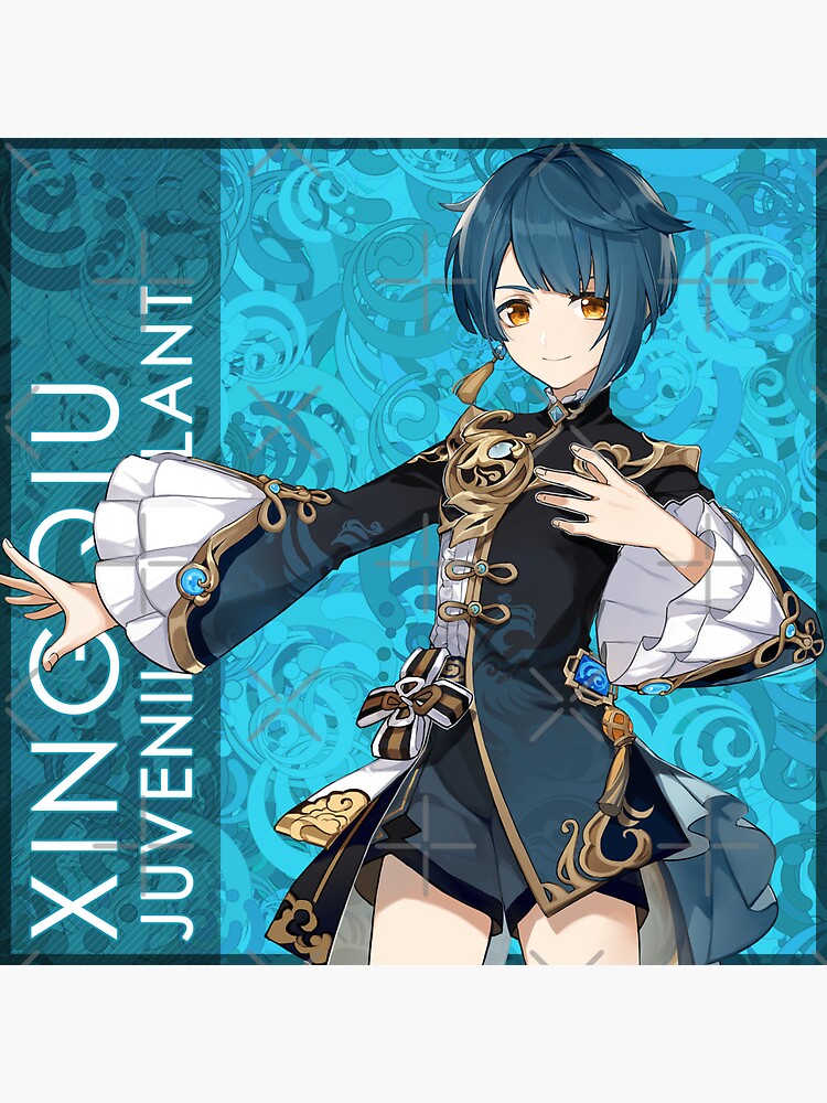 "Xingqiu Genshin Impact" Sticker for Sale by dudu-inpajamas | Redbubble