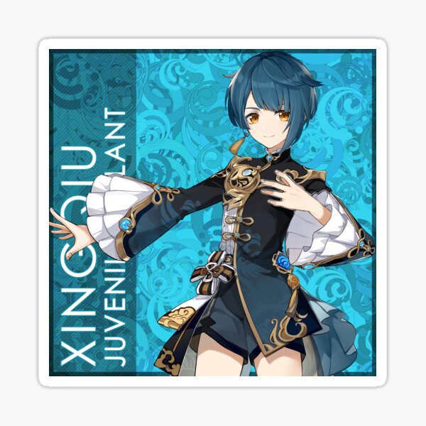 "Xingqiu Genshin Impact" Sticker for Sale by dudu-inpajamas | Redbubble