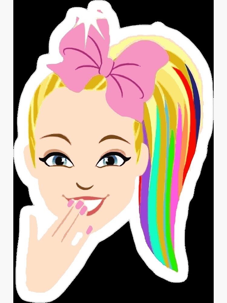 "jojo siwa art drawing" Art Print for Sale by kattiejerde | Redbubble