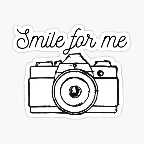 "Content: Smile for me" Sticker for Sale by otomworld | Redbubble