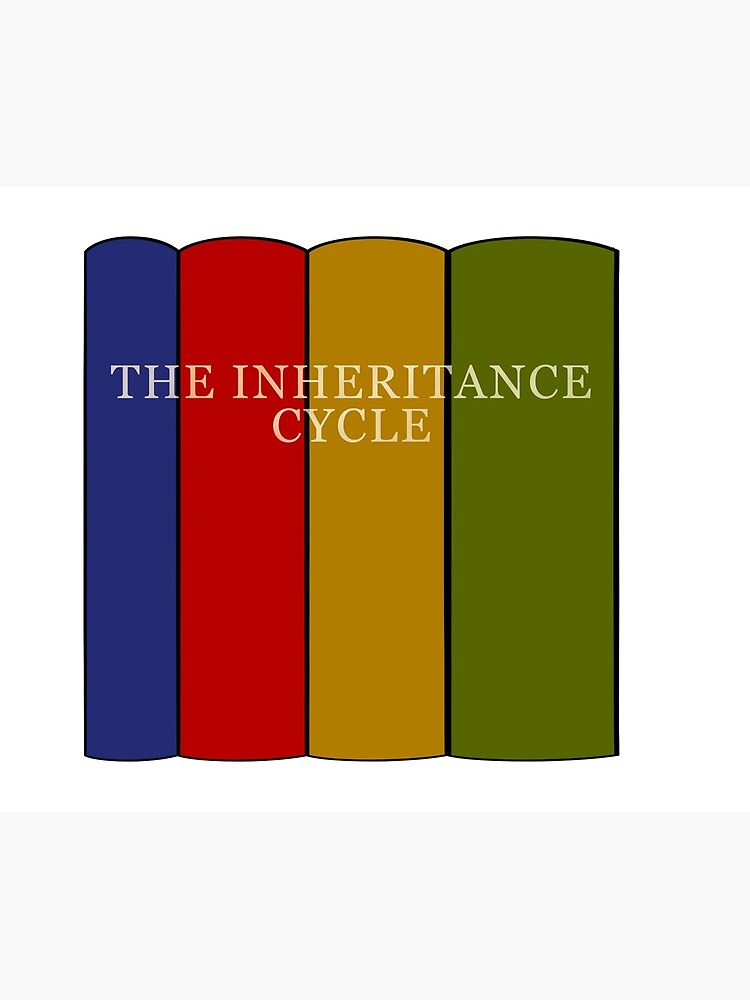 "The Inheritance Cycle Bookstack" Poster for Sale by doodlesbyCara ...