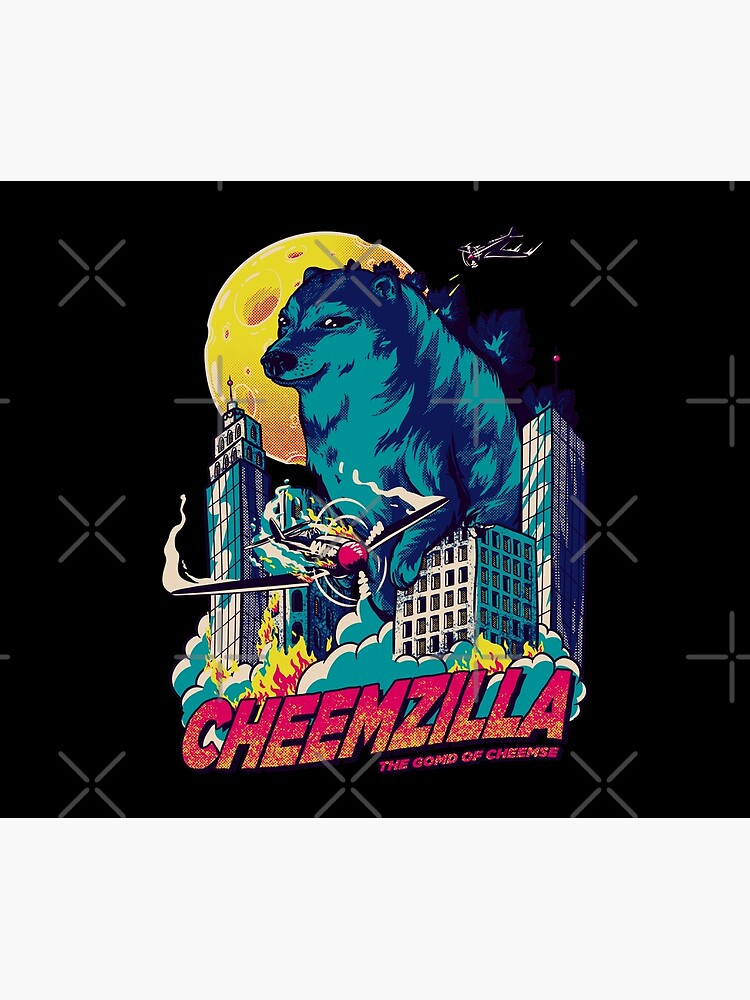 "Cheemzilla - The Gomd of Cheemse | Blue | Kaiju Shiba Inu Doggo Wacky ...