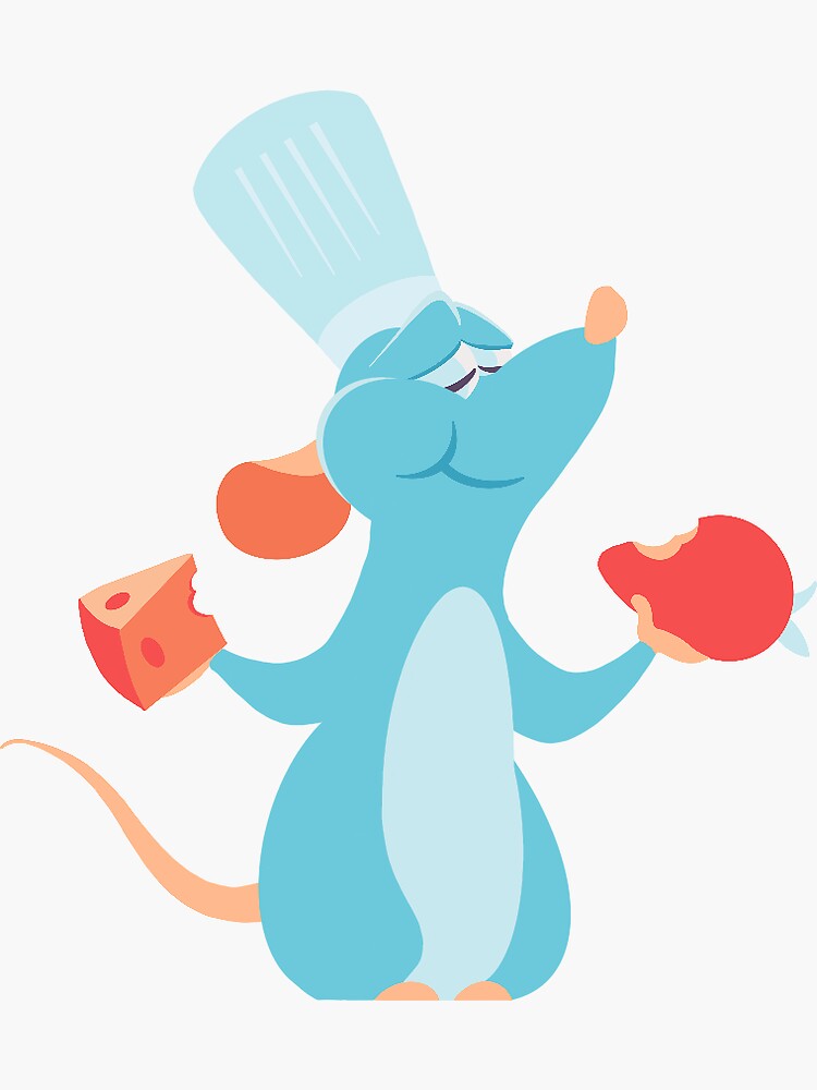 "Rat Chef" Sticker by elddesign | Redbubble