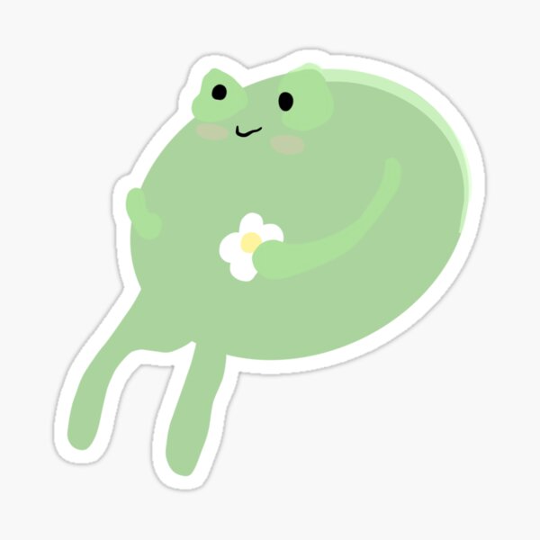 "Cute Frog" Sticker by ArtsySquidy | Redbubble