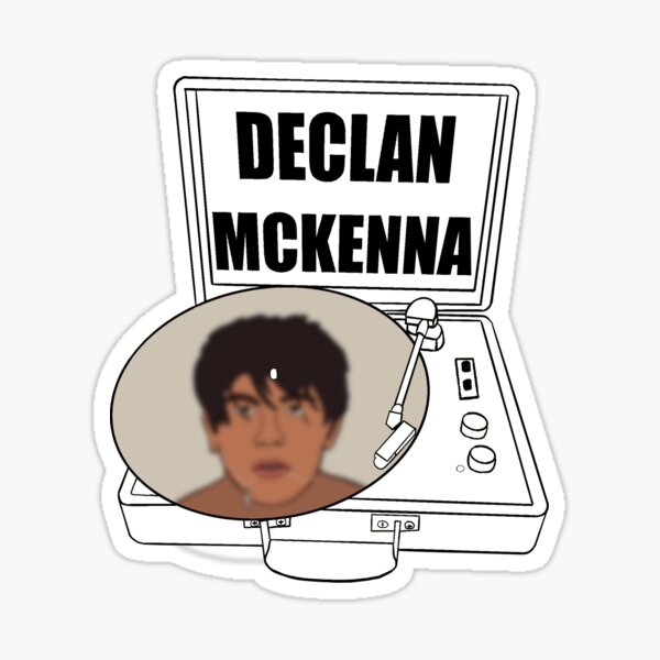 "Declan McKenna record" Sticker for Sale by samhn19 | Redbubble