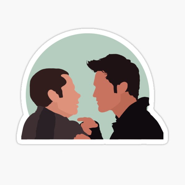 "stiles and derek, "teen wolf"" Sticker by themorganlane | Redbubble