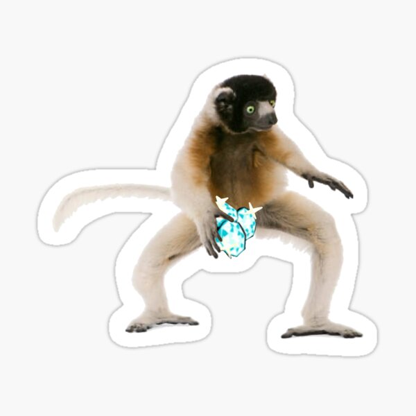 "monkey with diamond hands- wall street bets" Sticker for Sale by ...