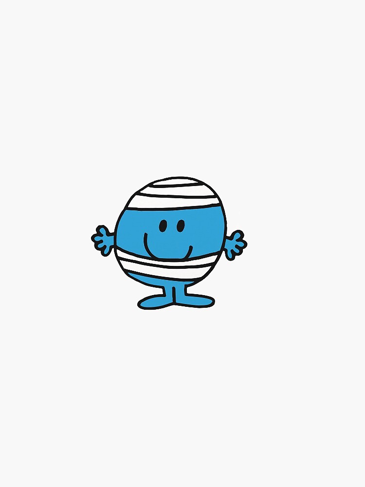 "Mr Bump!!" Sticker for Sale by Lindsaymcpeek | Redbubble