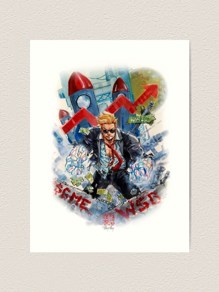 "Wall Street Diamond Hands - $gme WSB Artwork" Art Print for Sale by ...