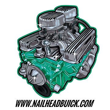 "Nailhead Engine " Sticker for Sale by Nailheadmatt | Redbubble