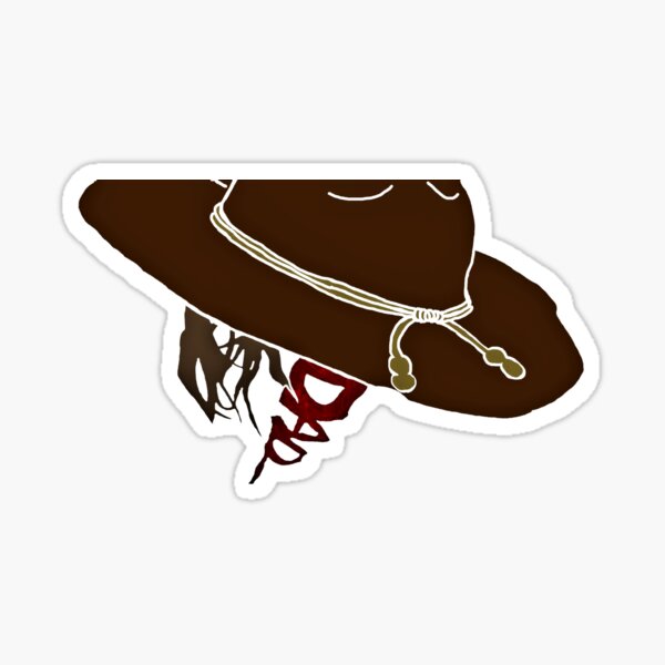 "Carl - Dad? /no lines" Sticker for Sale by kristaltea | Redbubble