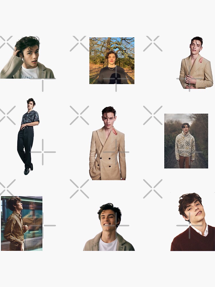 "Louis Partridge // sticker pack" Sticker for Sale by Polarys | Redbubble