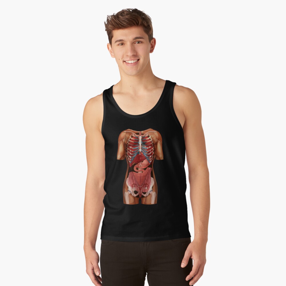 "Location Organs - Anatomy Human Human Body Front" Canvas Print by ...
