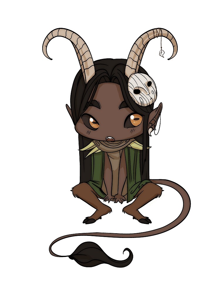 "Daimhin (Dnd) Chibi" Poster by -Ninawolverina- | Redbubble