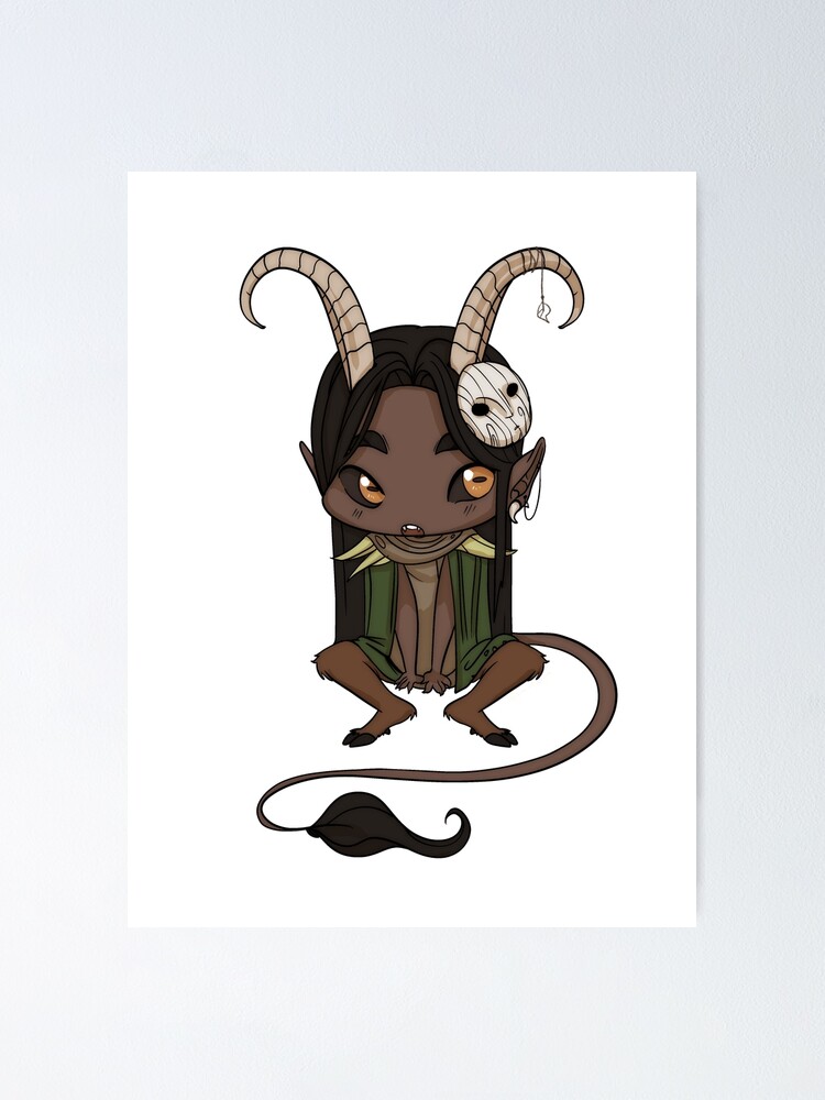 "Daimhin (Dnd) Chibi" Poster by -Ninawolverina- | Redbubble