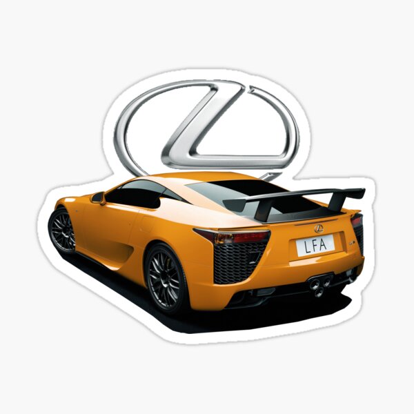 "Lexus LFA Supercar Products" Sticker for Sale by Sucker4Supercar ...