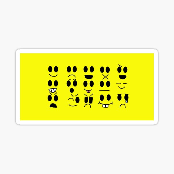 "15 Facial Expressions" Sticker by Kirbyartist2021 | Redbubble