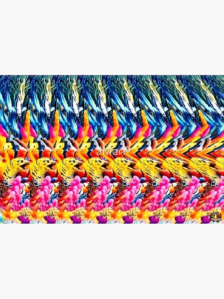 "THE DEEP Stereogram" Sticker by JMarP | Redbubble