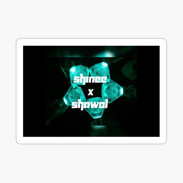 "Shinee x Shawol " Sticker for Sale by Lauren707 | Redbubble