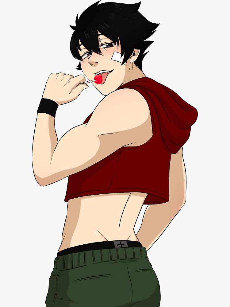 "Croptop Shiki" Sticker for Sale by tehzeldamaster | Redbubble