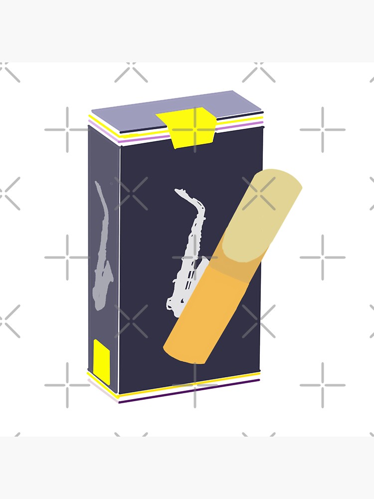 "Alto Saxophone reed box and reed" Sticker for Sale by madisonchurch18 ...