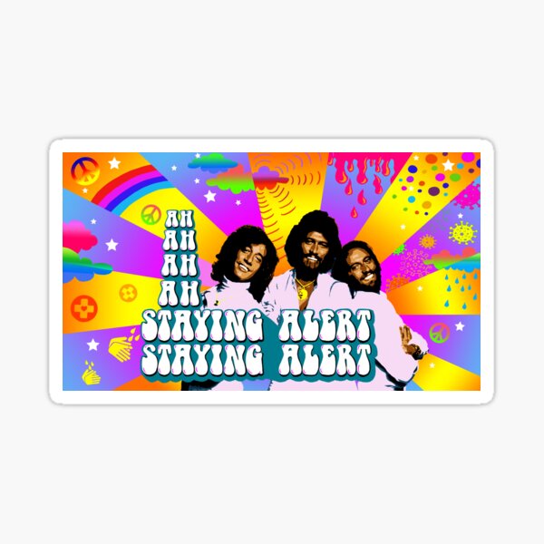 "Staying Alert" Sticker for Sale by amwillustration | Redbubble