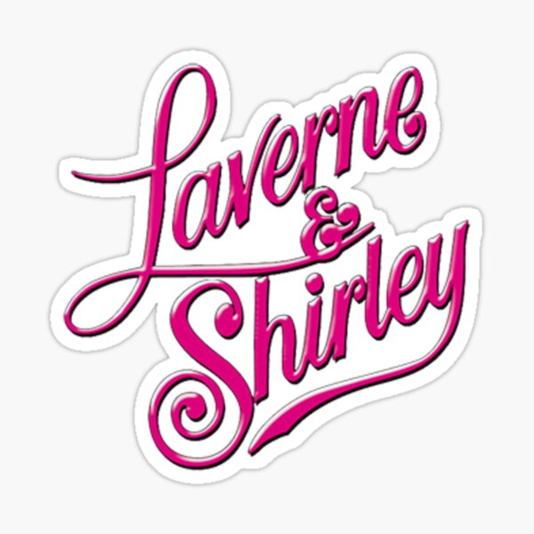 "Laverne and Shirley" Sticker for Sale by symbolized | Redbubble
