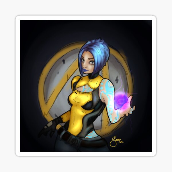 "Maya from Borderlands - fanart" Sticker by SarahDArt | Redbubble