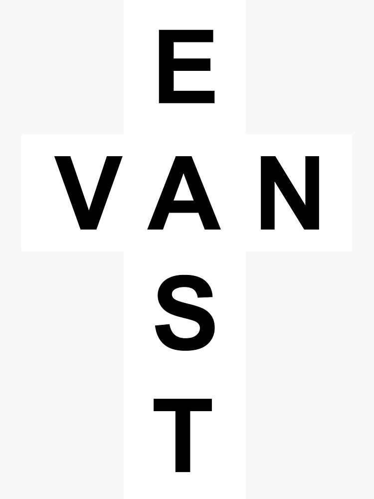 "East Van - White Cross" Sticker for Sale by HiberniaArt | Redbubble