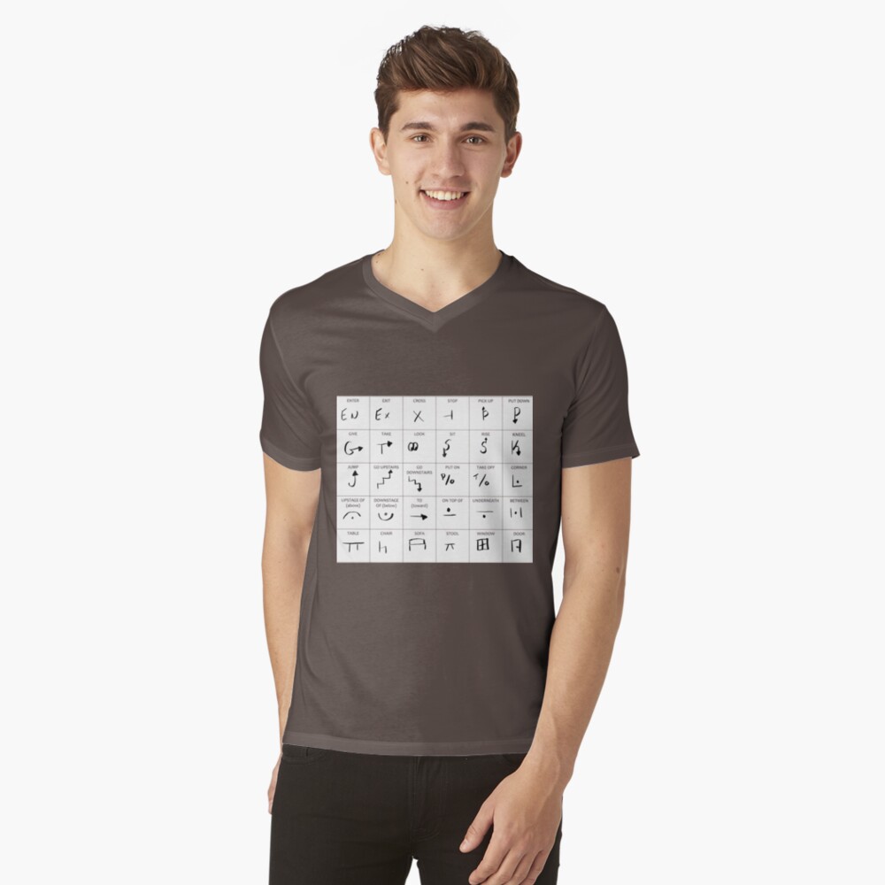 "Stage Manager Blocking Notes Key" Poster for Sale by Helen Thornton ...