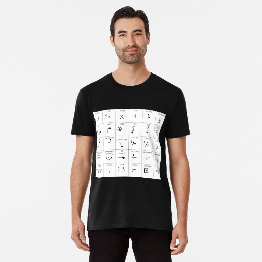 "Stage Manager Blocking Notes Key" Poster for Sale by Helen Thornton ...