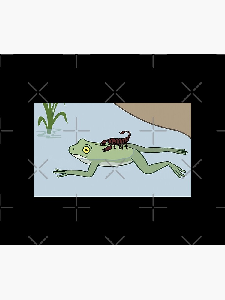 "Scorpion And The Frog Meme" Poster for Sale by Altohombre | Redbubble