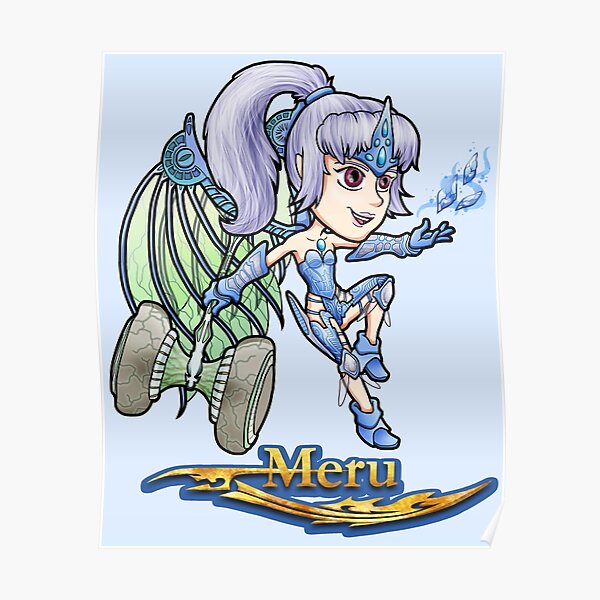 "Legend of Dragoon Meru" Poster for Sale by Zphal | Redbubble