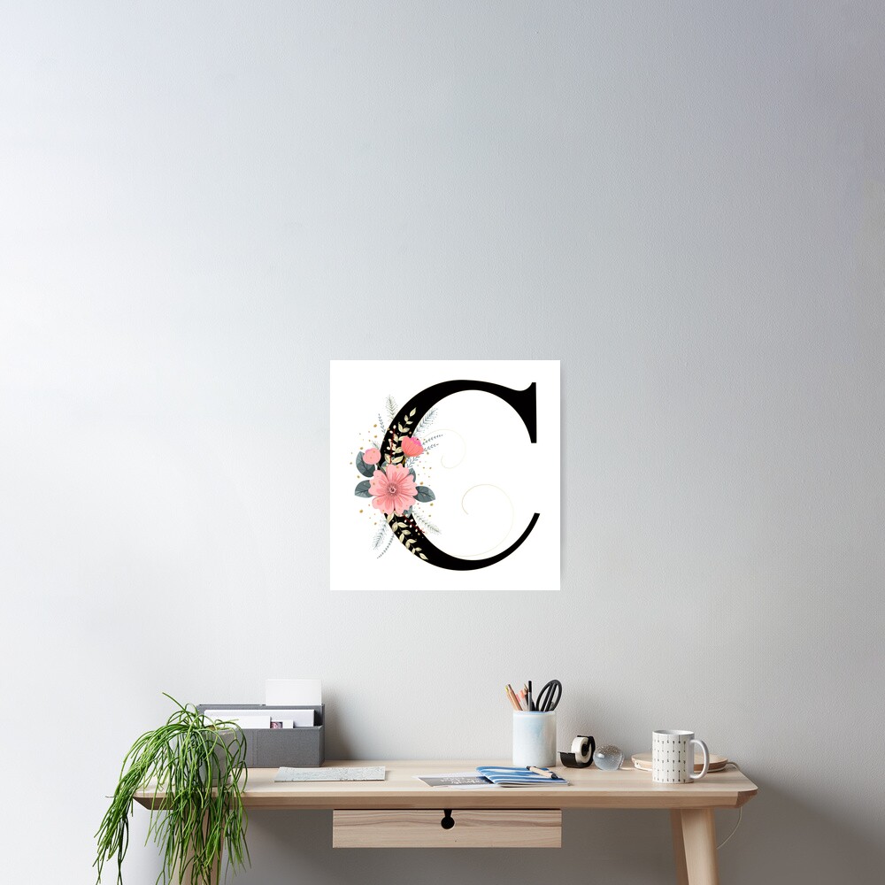 "Letter C Alphabet" Poster for Sale by Assafirashirt | Redbubble