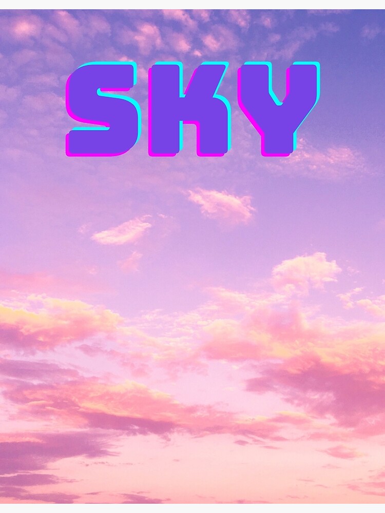 "YYMM freedom of the broad sky" Poster for Sale by YYMM | Redbubble