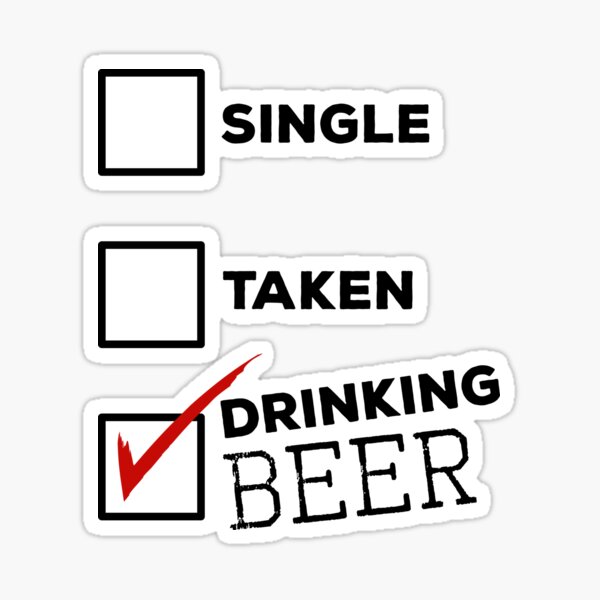 "RELATIONSHIP STATUS CHECKLIST" Sticker for Sale by LolaCalderon ...