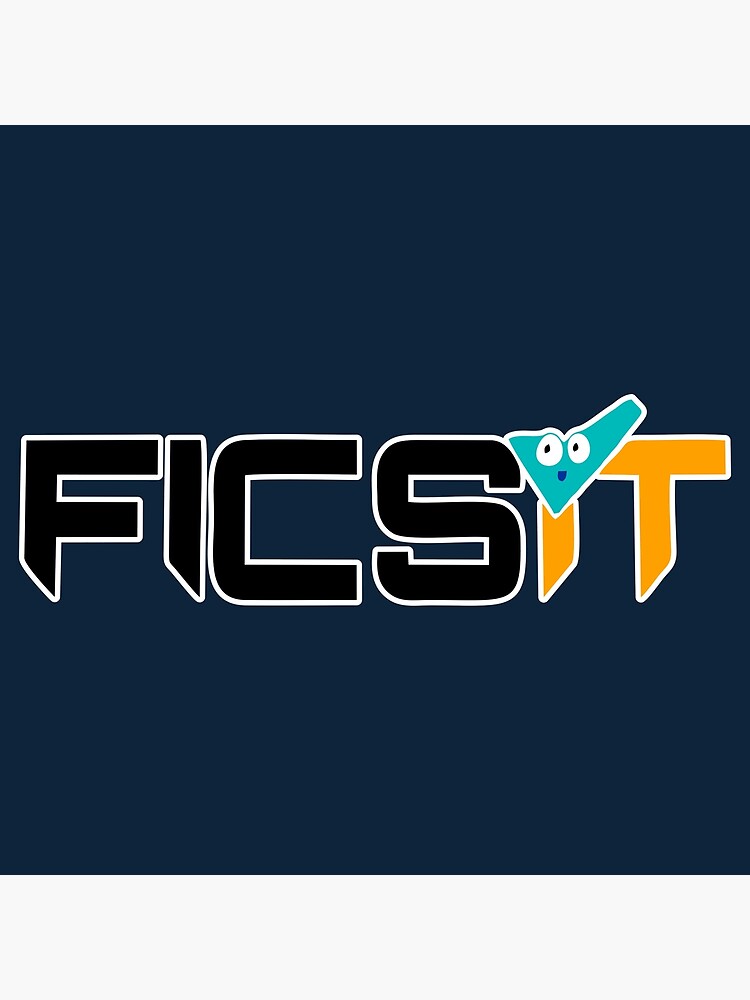 "Ficsit Logo Best Edition" Poster by zassoop | Redbubble