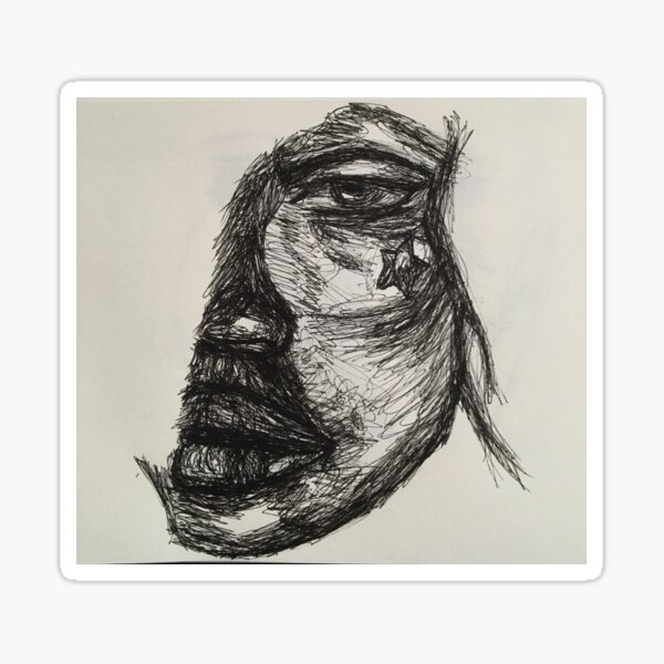 "Rue Drawing" Sticker for Sale by AbigailPaints | Redbubble