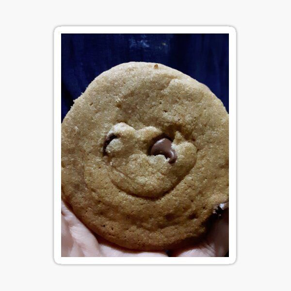 "Happy Chocolate Chip Cookie" Sticker for Sale by JMGifford | Redbubble