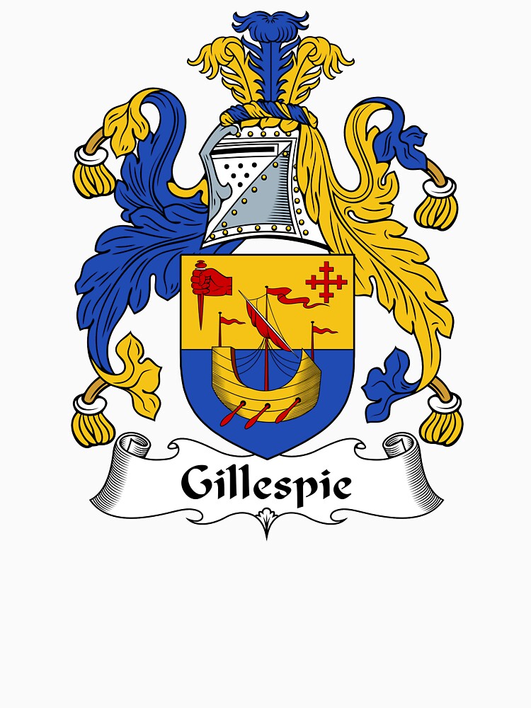 "Gillespie Coat of Arms / Gillespie Family Crest" T-shirt by ...