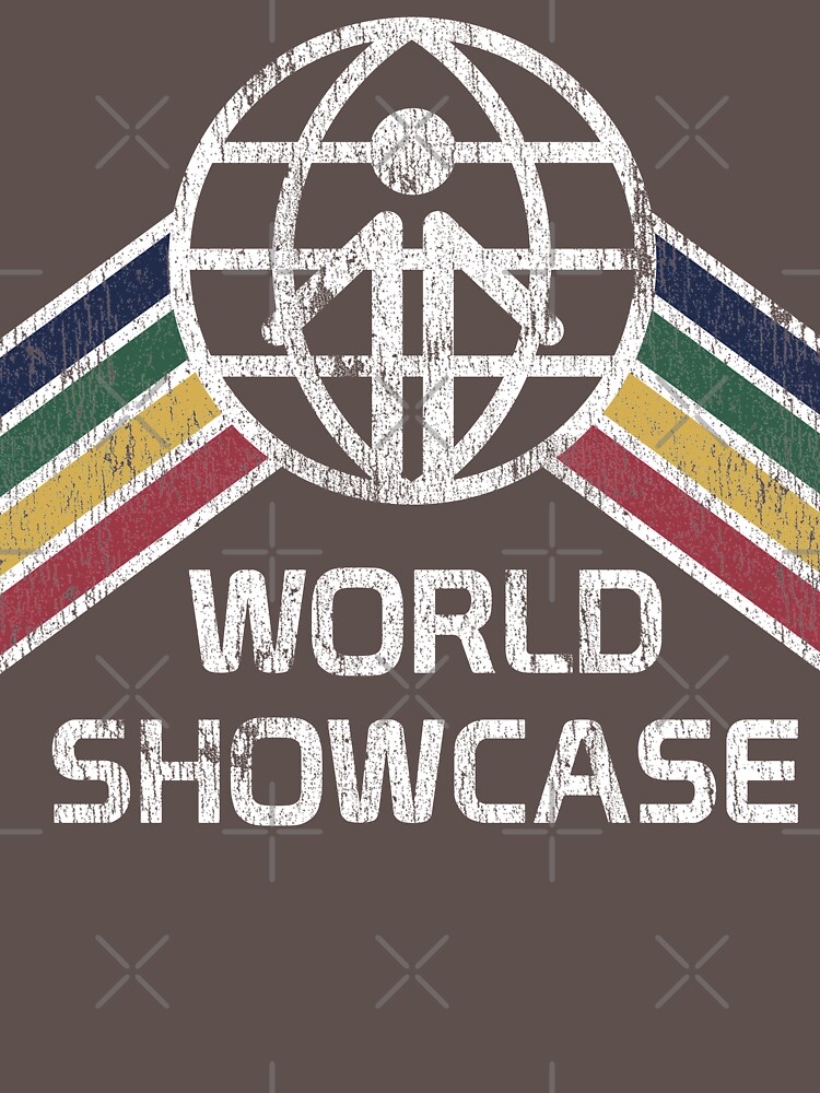 "World Showcase T-Shirt" T-shirt for Sale by retrocot | Redbubble ...