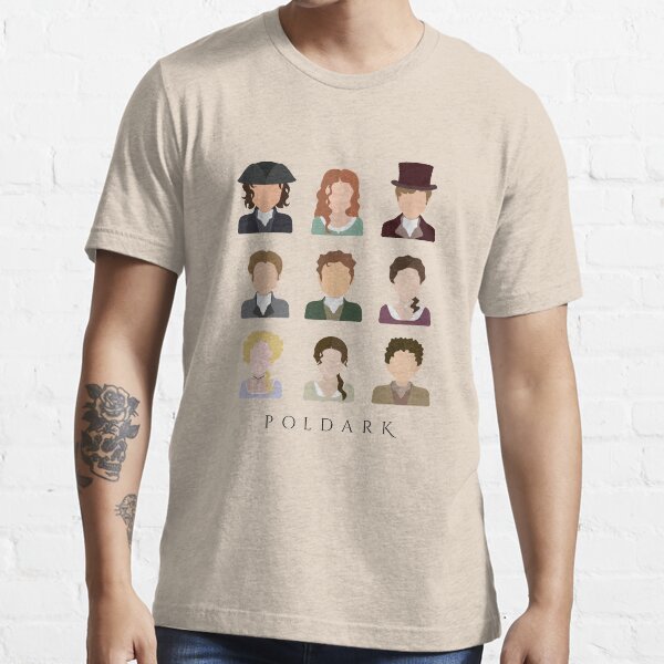 "Poldark Illustrated Characters" T-shirt for Sale by eskcreative ...