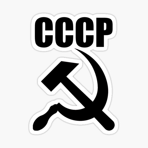 "CCCP" Sticker for Sale by Carrotcakes | Redbubble