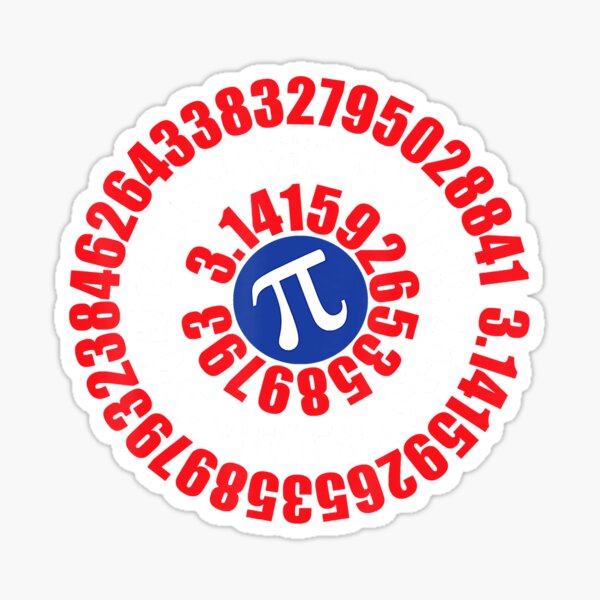 "Captain Pi Math Superhero - Pi Day Symbol" Sticker for Sale by ...