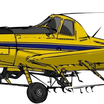 "Crop Duster " Sticker for Sale by Statepallets | Redbubble